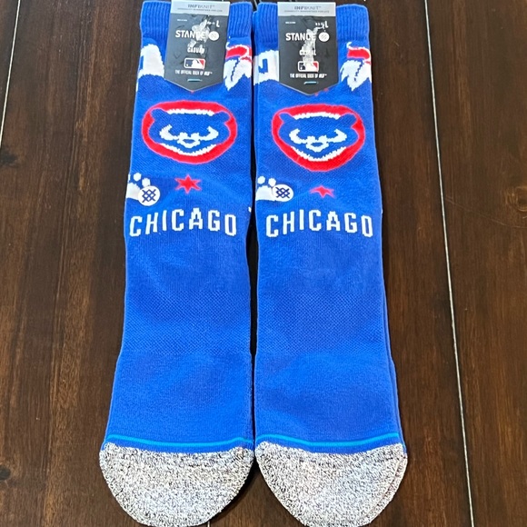 Stance Underwear And Socks 220 Edition Stance Infiknit Mlb Chicago Cubs Blue Crew Socks Size